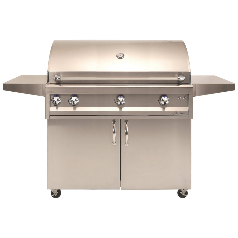 Artisan Professional 42" 3-Burner Freestanding Cart Grill with Rotisse ...
